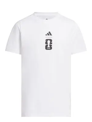 Adidas Fifa World Cup 26 Match Ball Graphic T-shirt - White