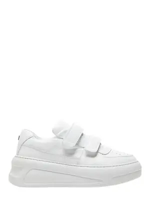 Acne Studios Platform Sneakers With Velcro Straps - White