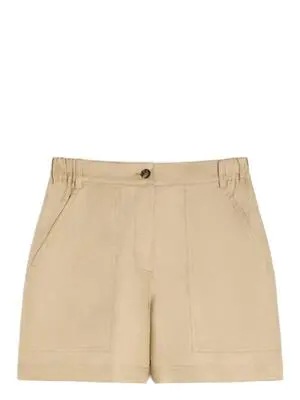 Max Mara Pure Linen Bermuda Shorts - Sand