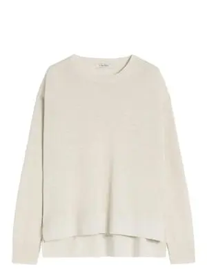Max Mara Linen Yarn Crewneck Sweater - Ivory