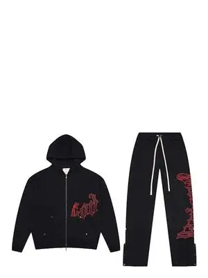 GODSPEED Og Logo V2 Tracksuit - Black/red