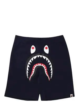A BATHING APE Shark Sweatshorts - Black