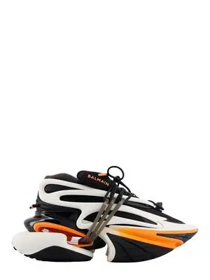 Balmain Unicorn Low-top Sneakers - Black/orange