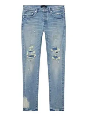 PURPLE BRAND P001sgrp226 Skinny Garda Repair Jeans - Indigo
