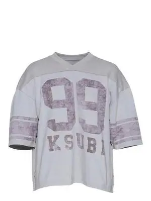 Ksubi Halftime Short Sleeve Duke Jersey T-shirt - Grey