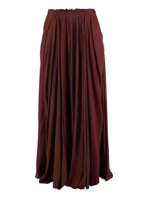 SA SU PHI Gathered Skirt - Red