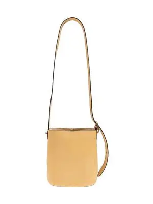 COACH Bleecker Leather Bucket Bag Neutrals