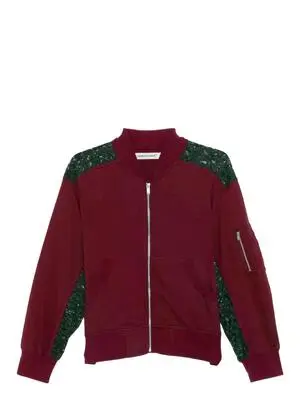 Undercover Cutwork Bomber Jacket - Red