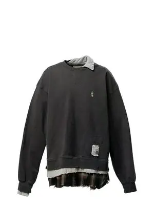 Mihara Yasuhiro Layered Sweatshirt - Grey