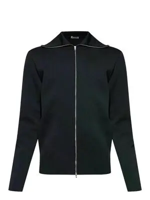 JIL SANDER Zip-up Cardigan - Black