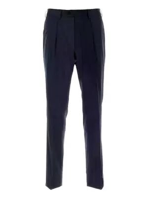 Brioni Pleated Trousers Blue