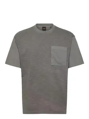 BOSS Pocket Short-sleeves T-shirt - Grey