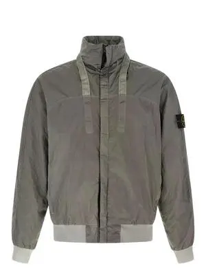 Stone Island Foldaway Hood Jacket Grey