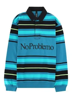 NO PROBLEMO Polo Con Logo - Azure