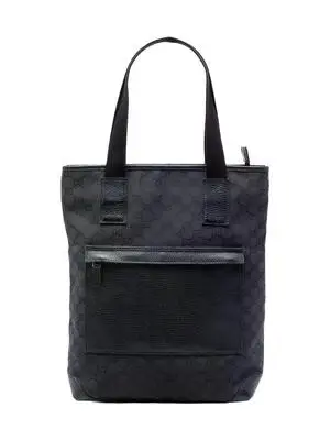 Gucci Gg Nylon Tote Bag - Black