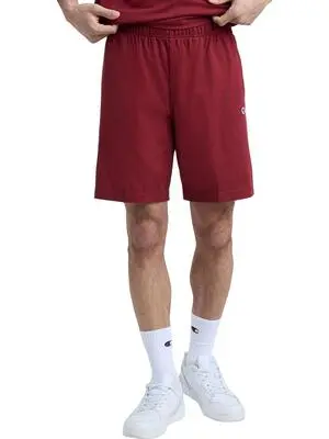 Champion Lightweight Lounge C Patch Logo Shorts - Pomegranate