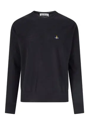 VIVIENNE WESTWOOD Alex Crewneck Sweater - Black
