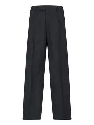 Sportmax Virgin Wool Trousers - Black