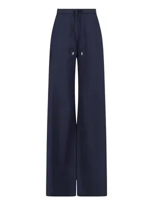 Sportmax Virgin Wool Trousers - Blue