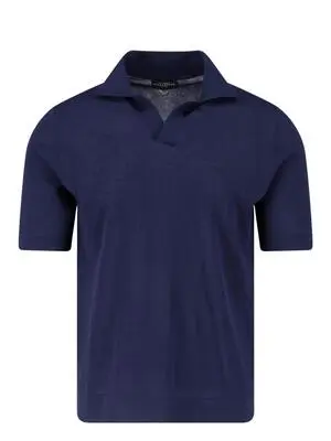 Zegna Cotton Polo Blue