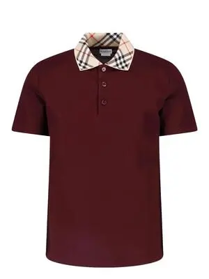 Burberry Cotton Polo Red