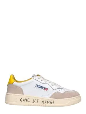 AUTRY Medalist Low-top Leather Sneakers - White