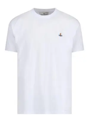 VIVIENNE WESTWOOD T-shirt Logo "orb - White