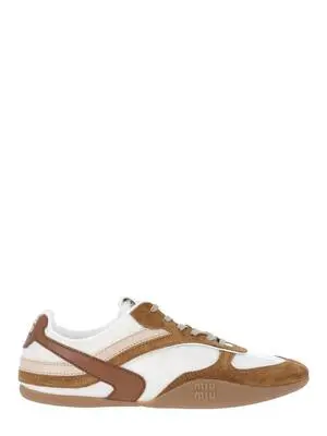 Miu Miu Gymnasium Sneakers - Brown