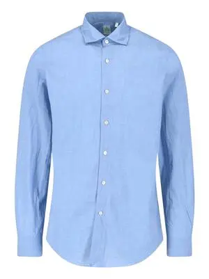FINAMORE 1925 Shirt "gaeta" Light Blue