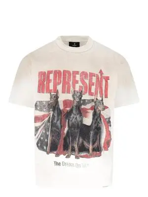 REPRESENT T-shirt "dream On Tour" Cream
