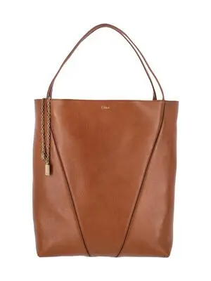 Chloé Large Tote Bag - Brown