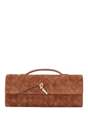 Bottega Veneta Andiamo" Clutch - Yellow