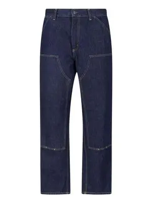 Dickies Double Knee Straight Jeans Blue