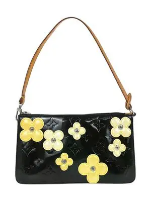LOUIS VUITTON 2001 Lexington Monogram Vernis Shoulder Bag - Black