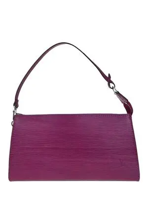 LOUIS VUITTON 2008 Épi Shoulder Bag Purple