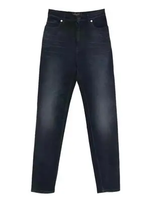 Balenciaga Front Pockets Denim Jeans - Blue
