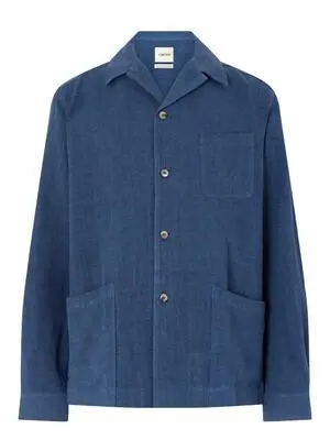 De Bonne Facture Linen And Wool-blend Jacket - Blue