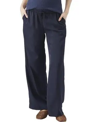 RIPE MATERNITY Tamara Satin Pull-on Pant - Midnight