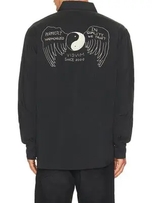 Visvim Four Corners Long Sleeve Shirt - Black