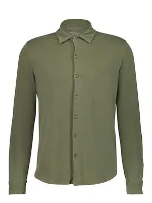 Majestic Filatures Army Herman Long-sleeved Shirt - Green