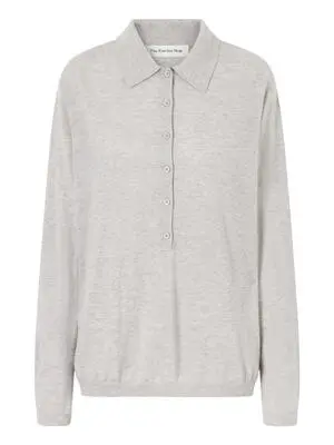 THE FRANKIE SHOP Tala Wool-Blend Polo Sweater