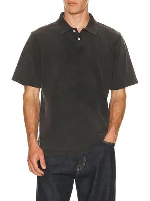 CORRIDOR Pique Polo - Black
