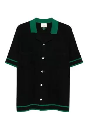 CHE Armando Bouclé Knitted Shirt - Blue