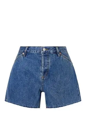 STILL HERE Still Here Straight-Leg Denim Shorts