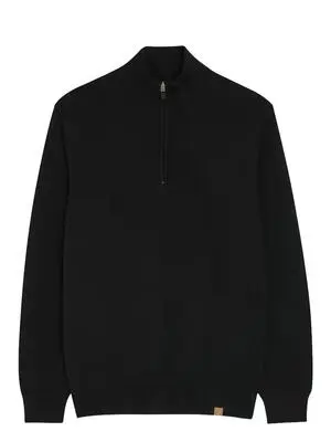 LIVTHELABEL Mock-neck Sweatshirt - Black