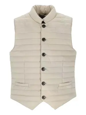 ON THE BUND Padded Button Vest
