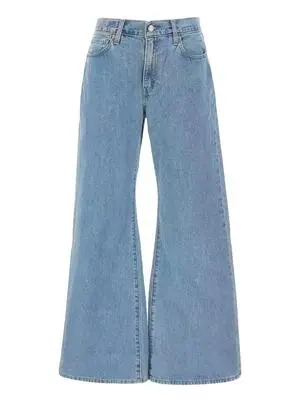 LEVI'S Carve Flared Five-pocket Jeans - Blue