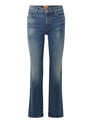 JAMIE HALLER Jamie Haller The Freddie Mid-Rise Slim-Leg Jeans