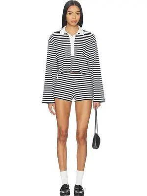 ALL THE WAYS Palmer Short Set - Navy Stripe