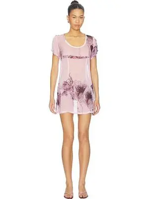 MUMA WORLD Amazonia Organza Mini Dress - Pink